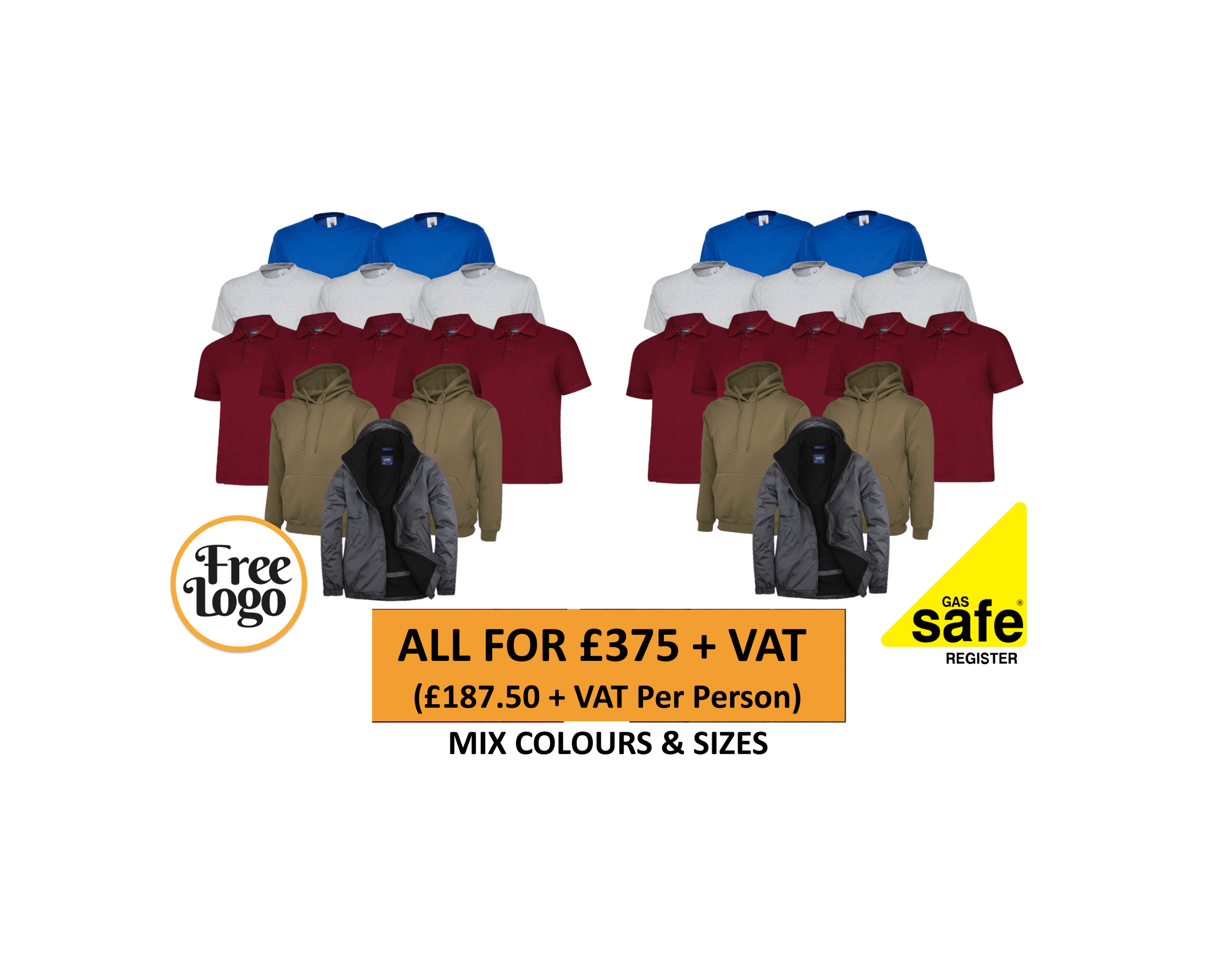 FREE LOGO Ultimate Pairs Gas Safe Bundle #5 - HSL Direct - Workwear ...