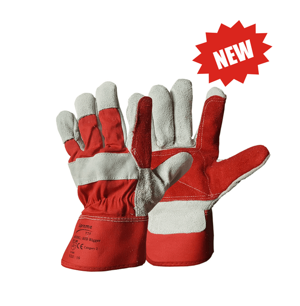 Leather Rigger Glove Double Palm - HSL Direct - Workwear Retailer